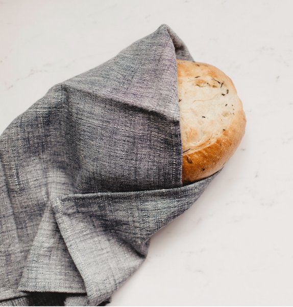 Set of 6 Hand Woven Ethiopian Cotton Petra Dinner Napkins- Navy or ...